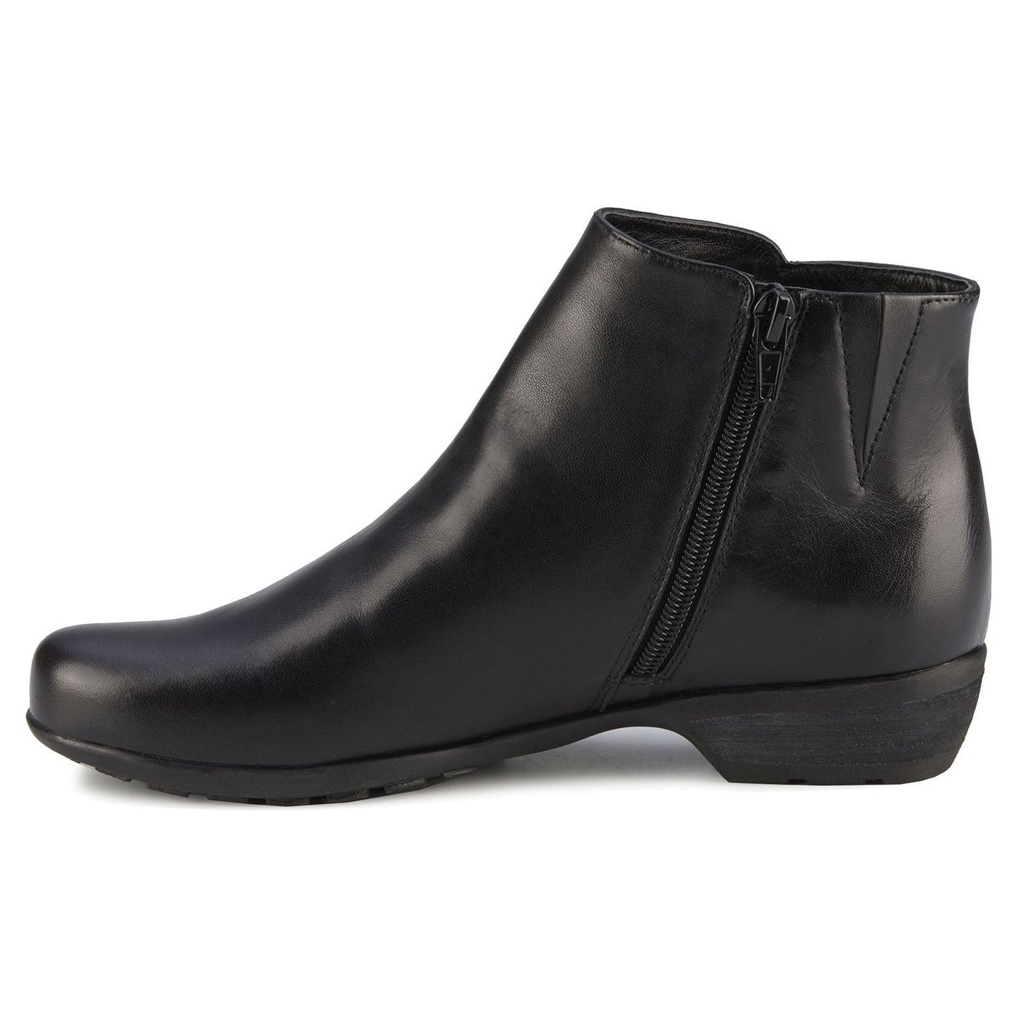 Ezra Black Leather Ankle Boots – SPECIAL FEETURES