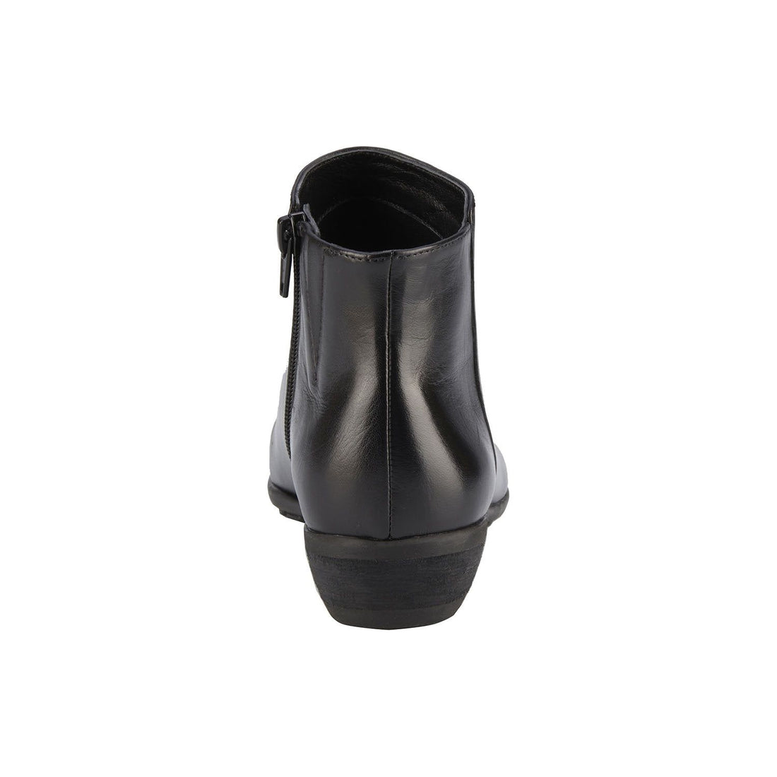 Ezra Black Leather Ankle Boots – SPECIAL FEETURES
